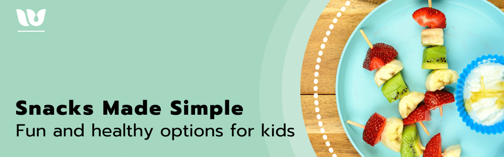 Try these fun and healthy snack ideas for kids.