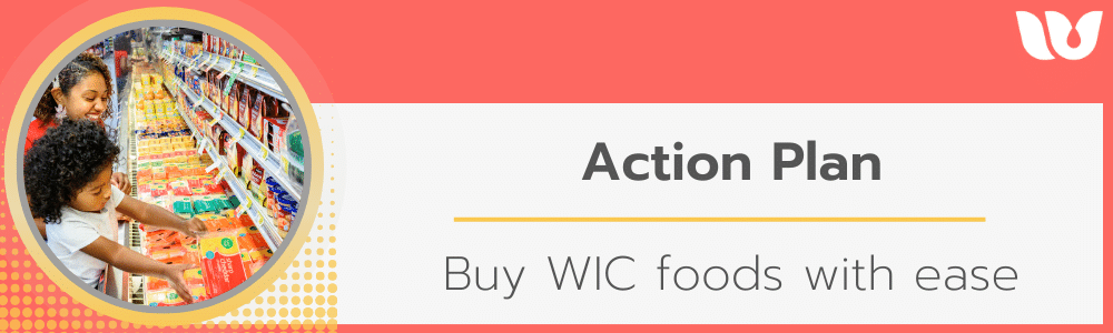 Find solutions to what stopped me from buying WIC foods.