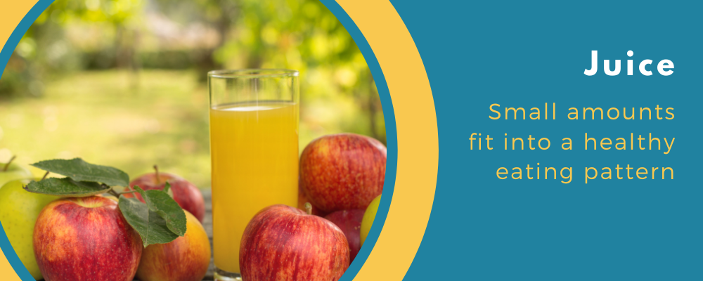 What is the healthiest way to offer juice?