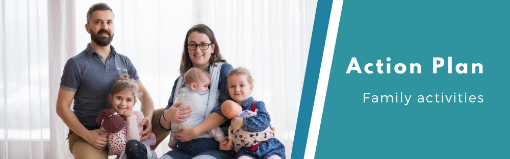 Gather for family activities.