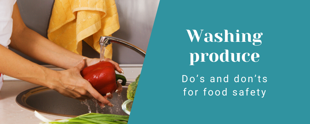 What’s the right way to clean fruits and vegetables?