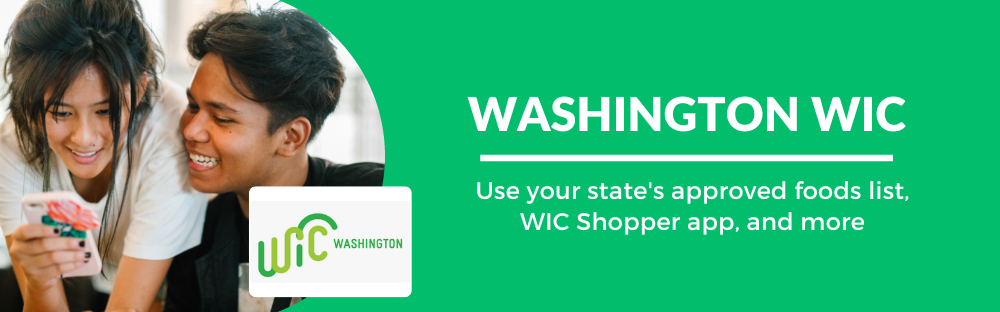 Show me Washington's WIC Approved Foods List and Shopper App.