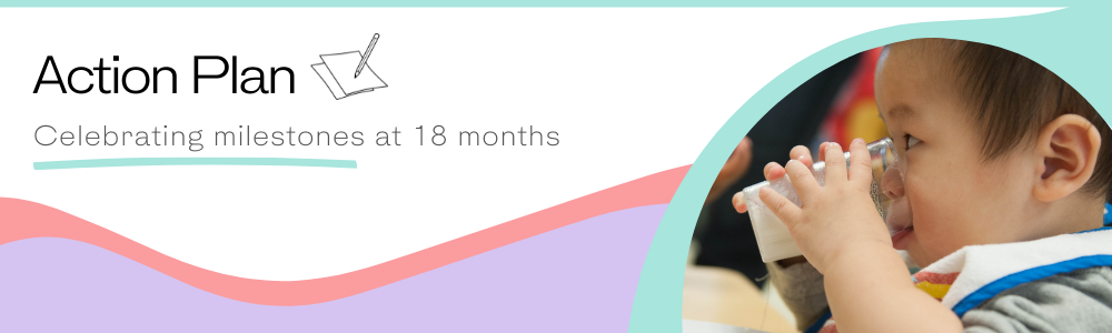 Show me the action plan for 18-month-olds.