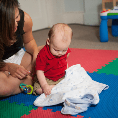 Show me milestones for a 12-month-old child.